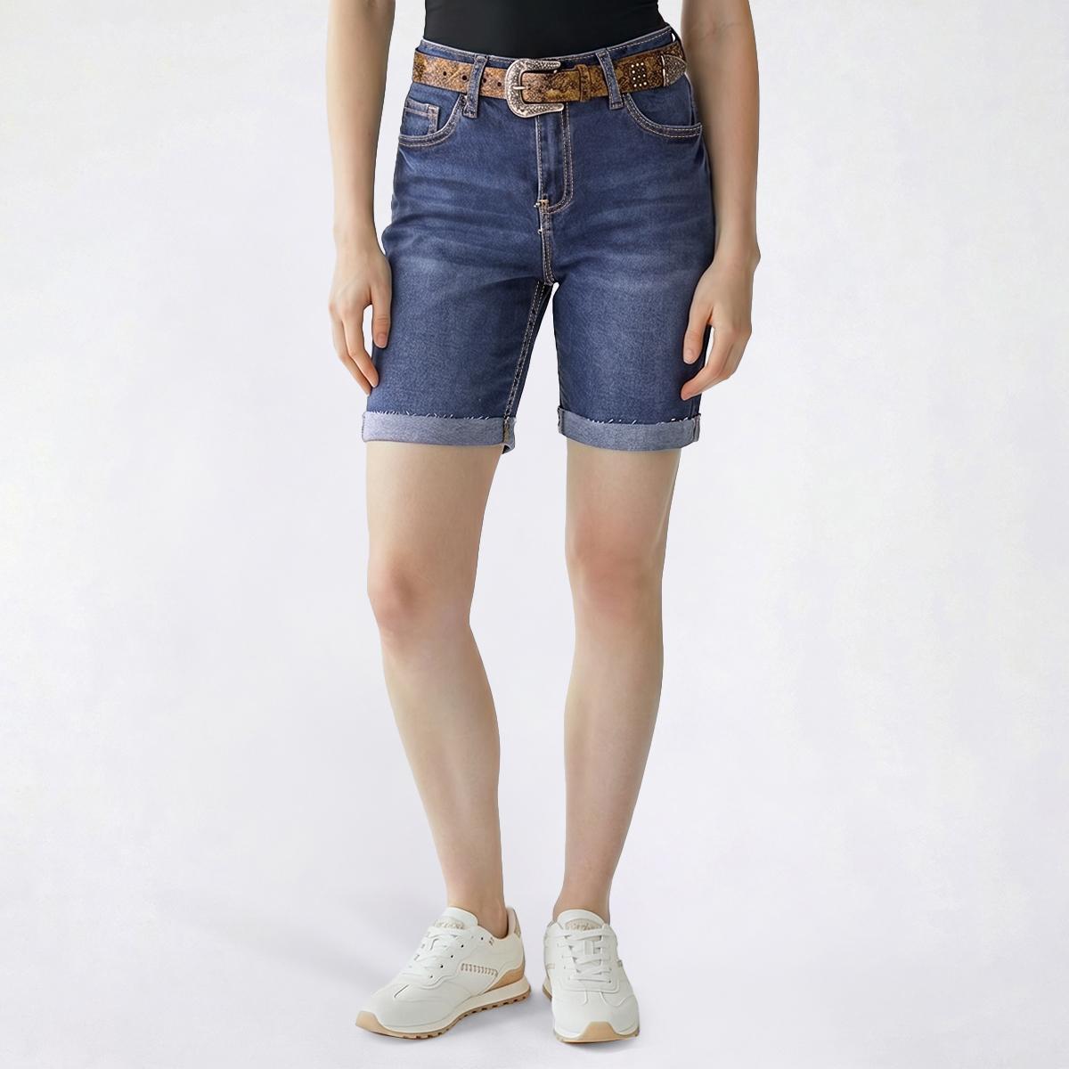 Click here for Juniors YMI(R) Belted Long Shorts prices